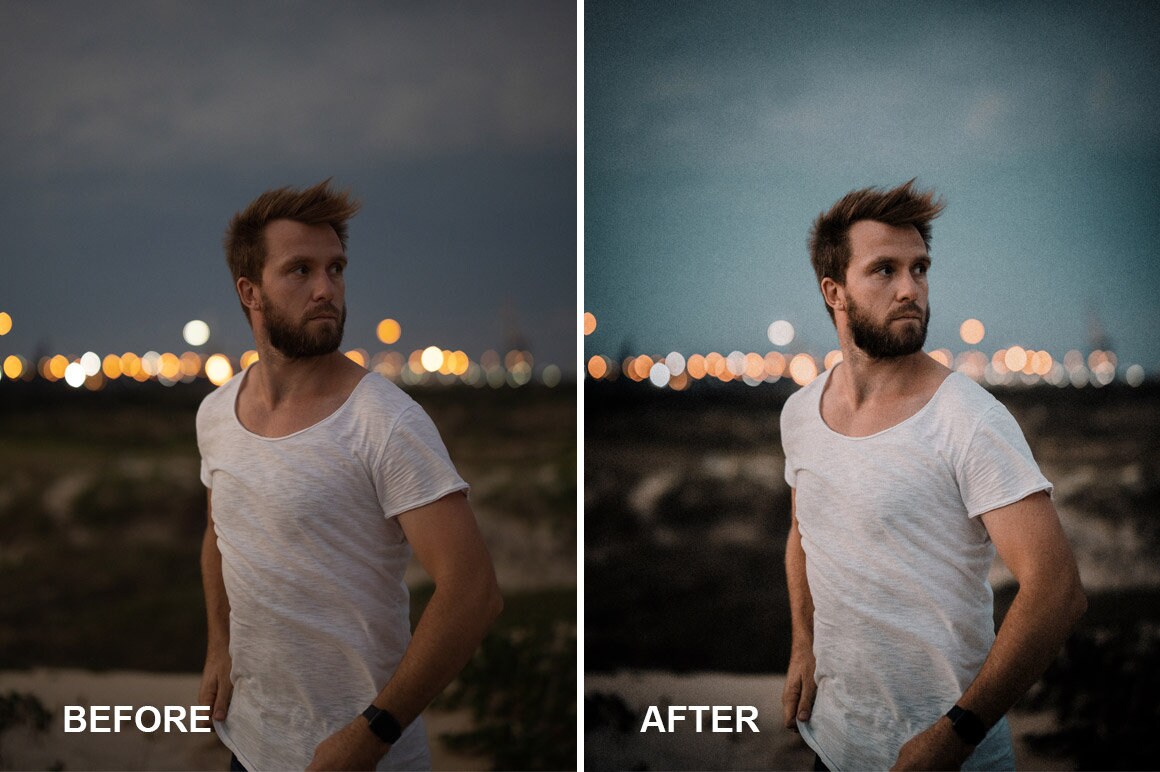 Lightroom Portrait Presets: Moody, Vivid, Saturated, Neutral (instant ...