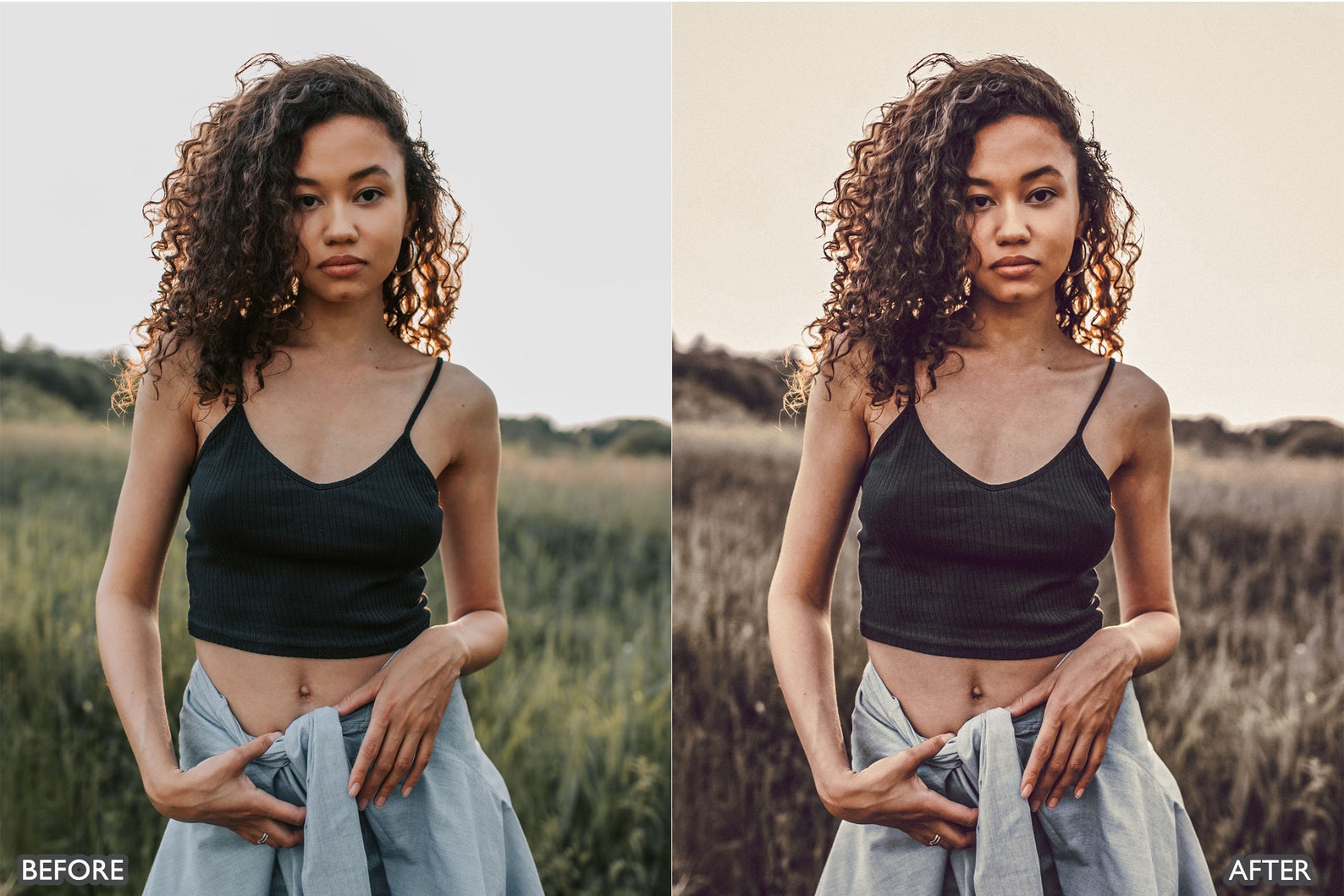Lightroom Portrait Presets: Moody, Vivid, Saturated, Neutral (instant ...