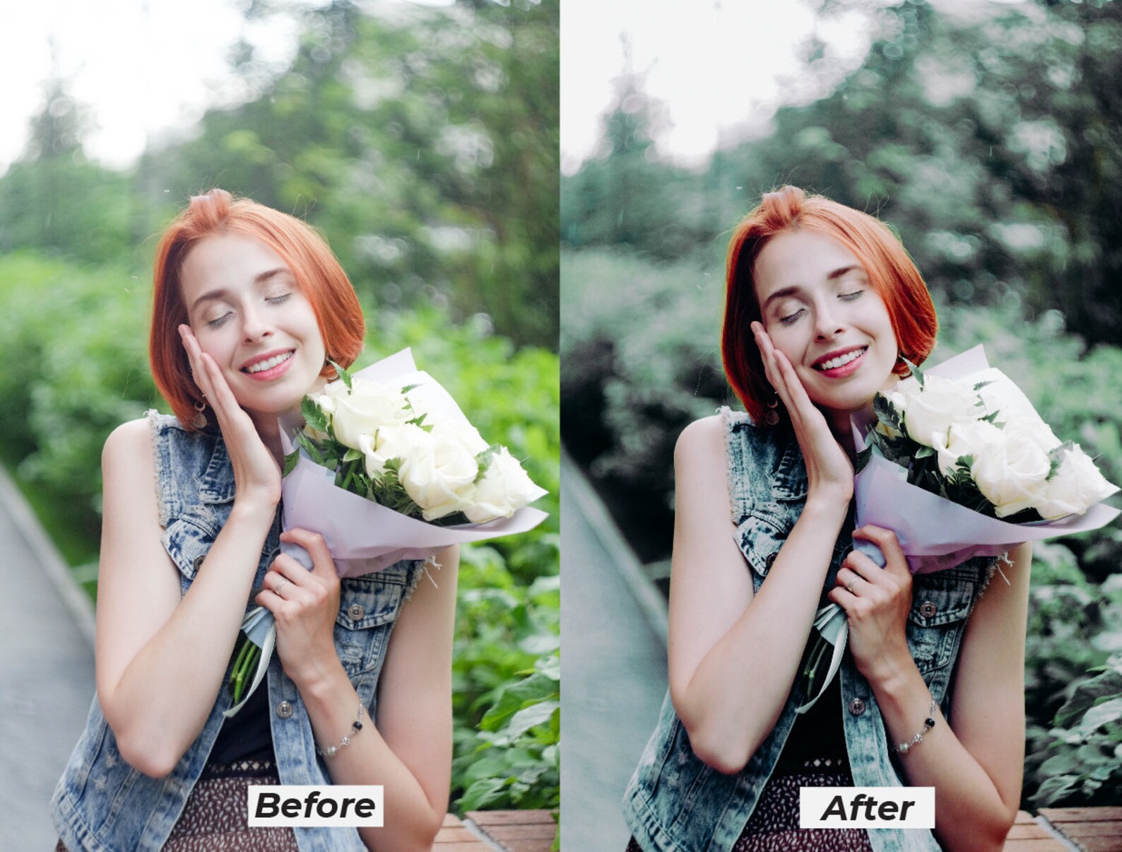 Lightroom Portrait Presets: Moody, Vivid, Saturated, Neutral (instant ...
