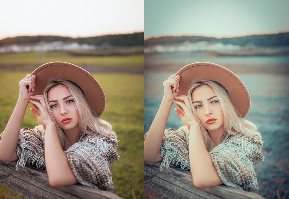 Lightroom Portrait Presets: Moody, Vivid, Saturated, Neutral (instant ...