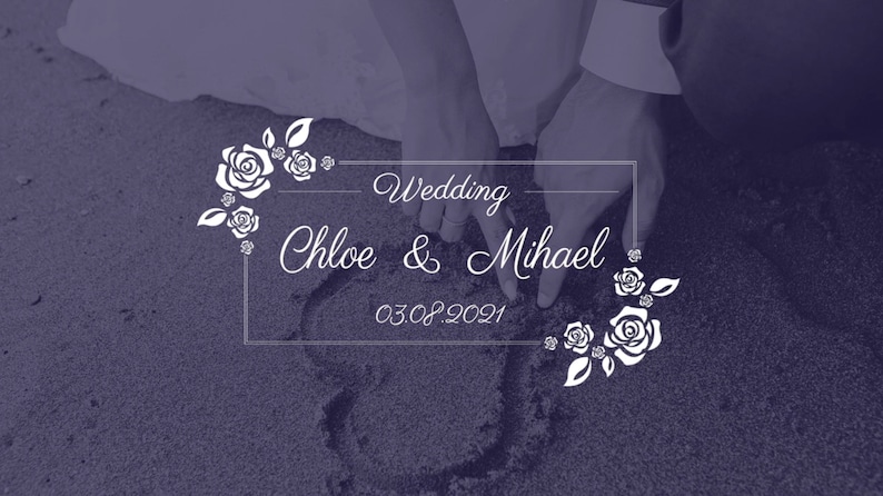Stylish Wedding Titles Opener, Text, Title, Weddings Animation ...
