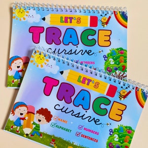 Let's Trace Cursive Tracing Pad for Kids | Handwriting Practice ...