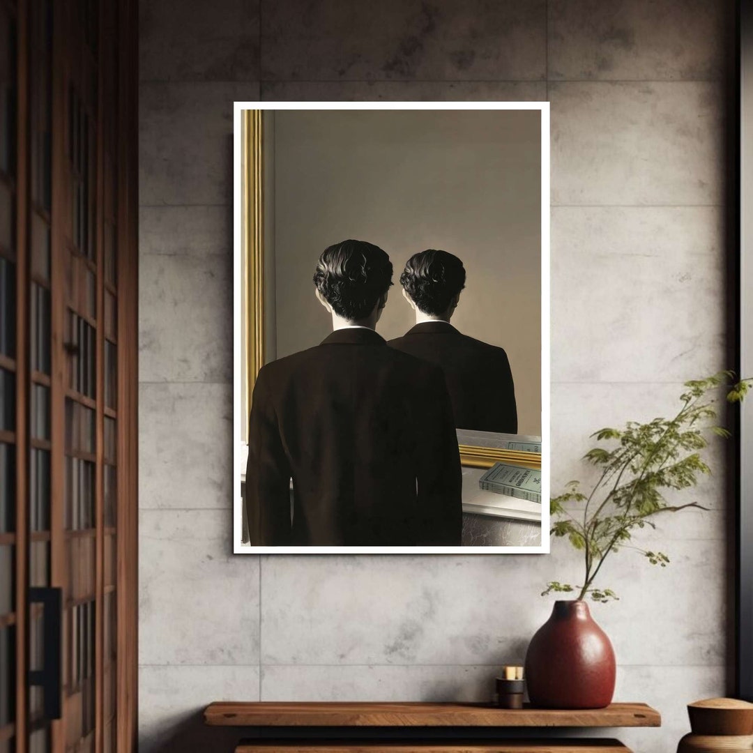 Rene Magritte Reproduced Canvas Wall Art Print Ready to Hang - Etsy