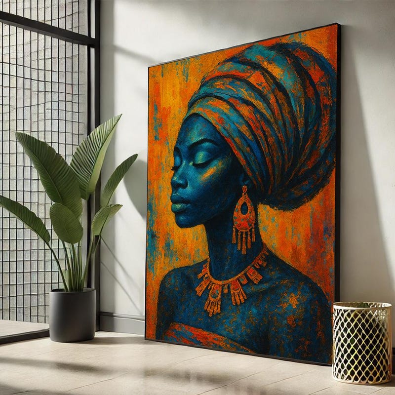 Orange African Print - Etsy