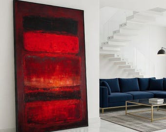 Mark Rothko Canvas Painting - Neutral Gold and Beige Abstract Art ...