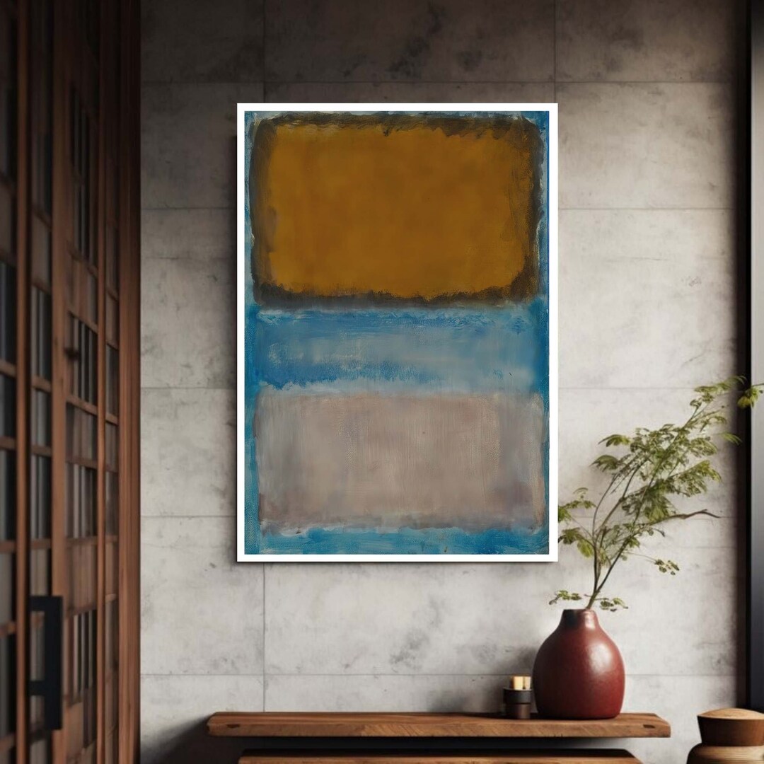 Mark Rothko Frame Canvas/poster Art Reproduction, Rothko Reproduction ...