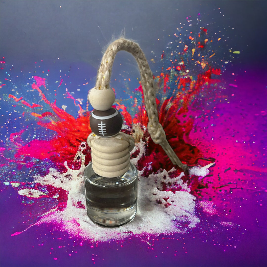 Football Car Diffuser Glass Bottle Freshie - Etsy