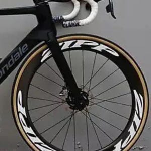 12 X Cycling Wheel Rim Vinyl Decals Stickers Road Bike Frame Forks ...
