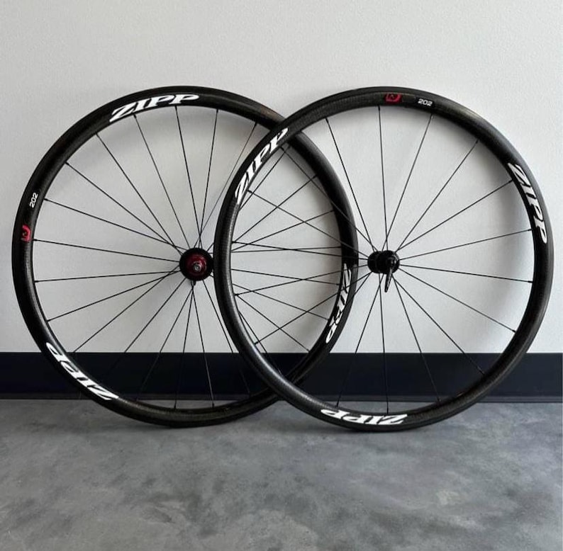 12 X Cycling Wheel Rim Vinyl Decals Stickers Road Bike Frame Forks ...