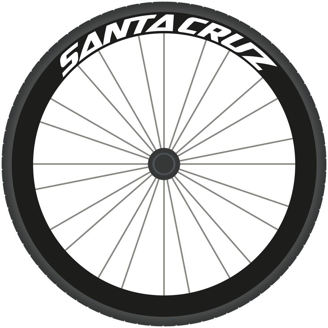 8 X Cycling Wheel Rim Vinyl Decals Stickers Road Bike Frame Forks Cycle ...