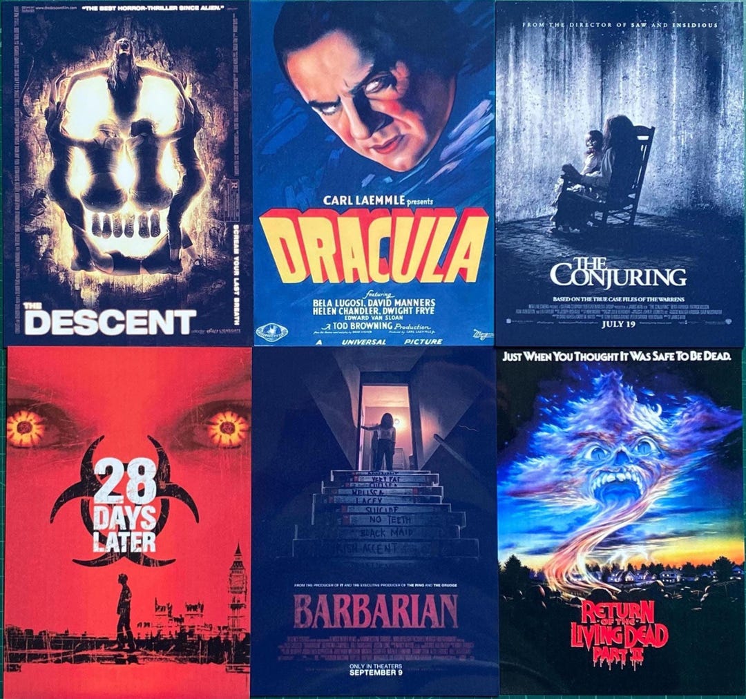 ANY Scary Movie Horror Film, Printed Metal Signs, Man Cave, Decor A4 A5 ...
