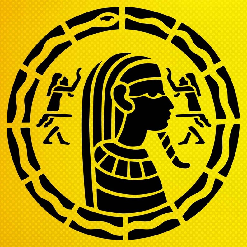 Ancient Egypt Pharaoh Stencil (many Sizes) - Etsy