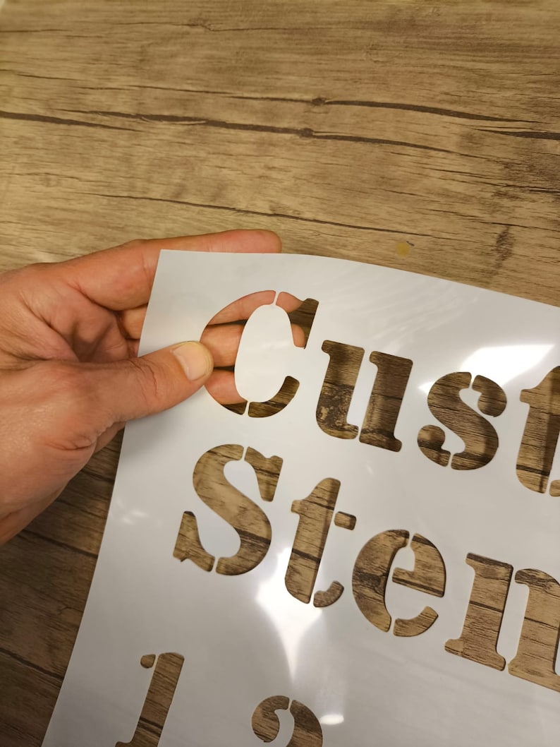 Custom Stencil, Stencils Personalized Custom Text, Custom Word Stencils, Custom Name Stencils ...