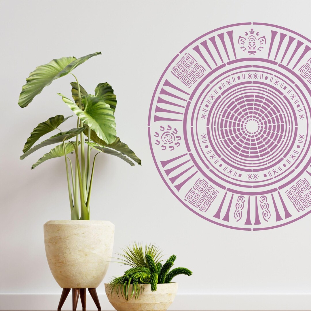 Maya Calendar Stencil (many Sizes) - Etsy