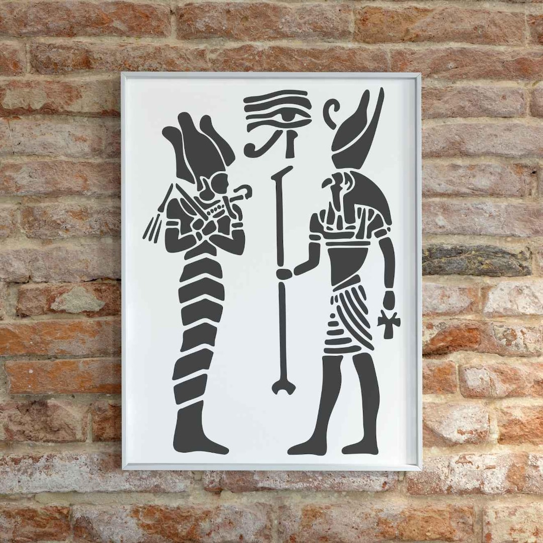 Ancient Egypt Stencil (many Sizes) - Etsy