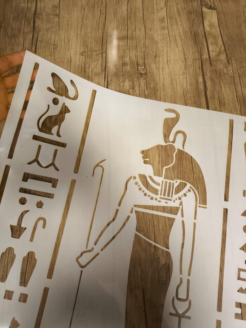 Ancient Egyptian Symbols Stencil (many Sizes) - Etsy