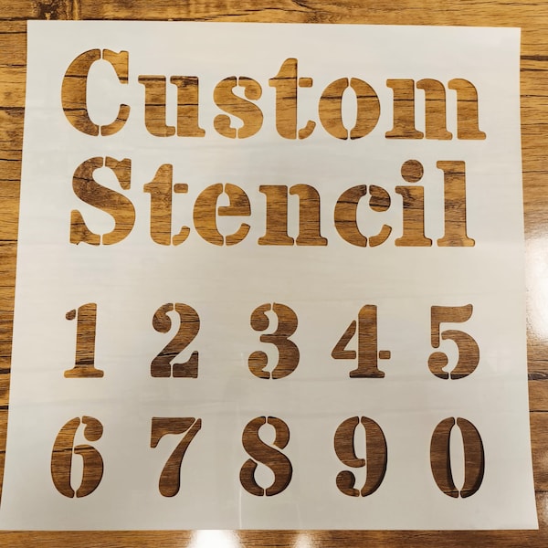 Word Stencils - Etsy