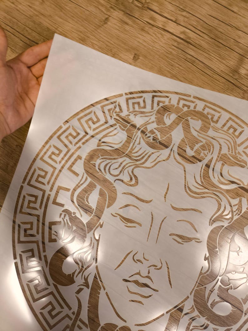 Medusa Large Wall Stencil (many Sizes) - Etsy
