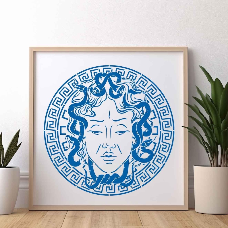 Medusa Large Wall Stencil (many Sizes) - Etsy