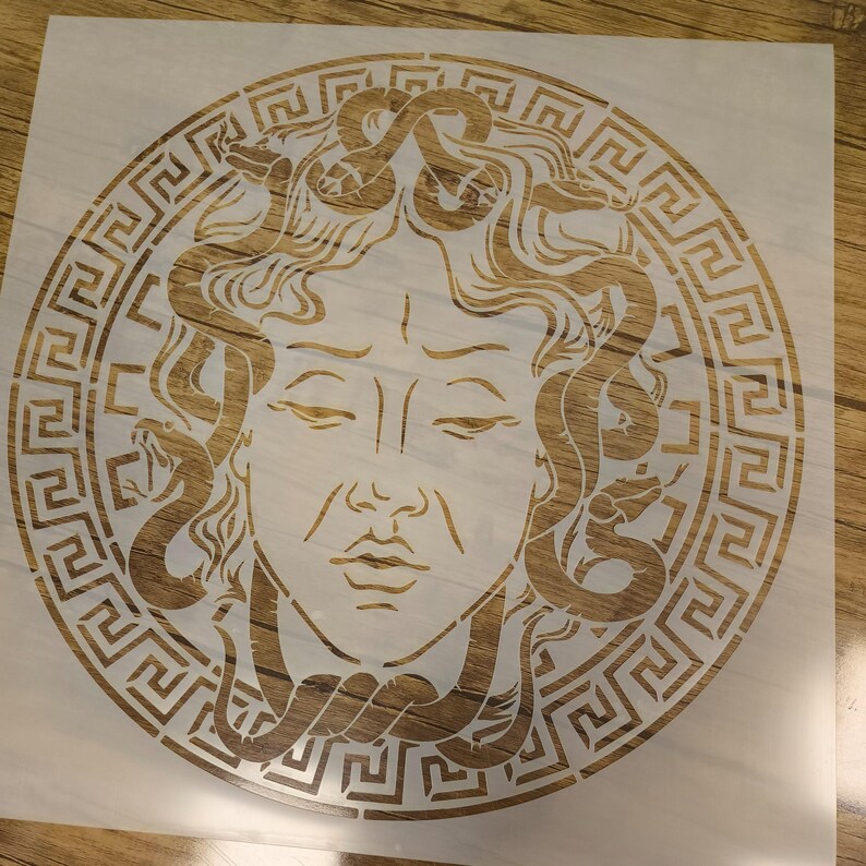Medusa Large Wall Stencil (many Sizes) - Etsy