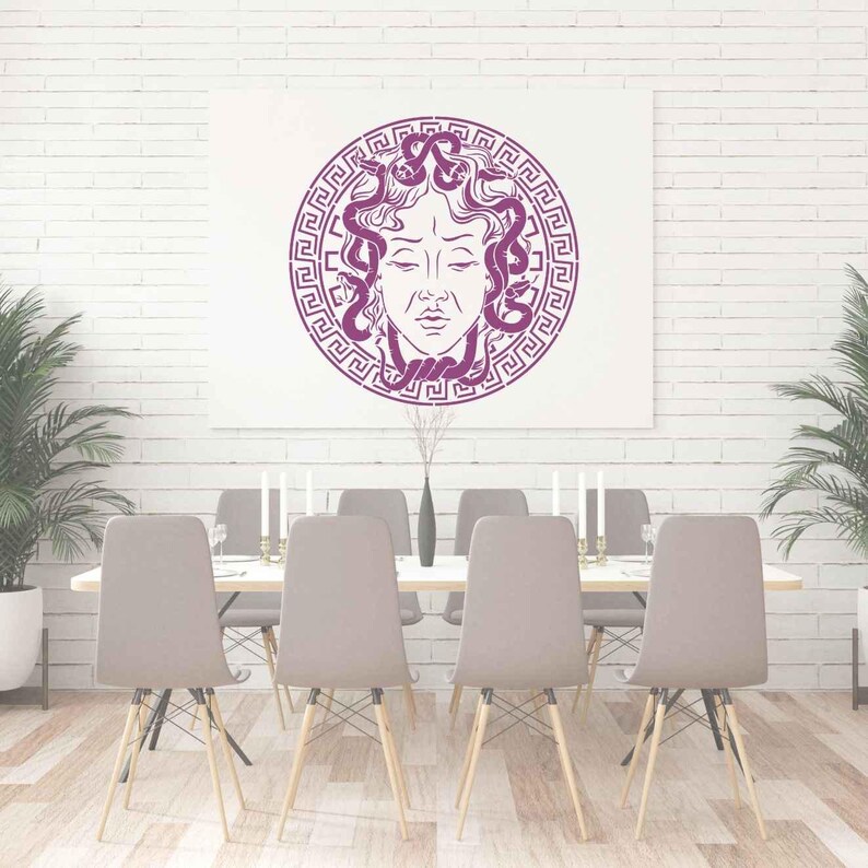 Medusa Large Wall Stencil (many Sizes) - Etsy