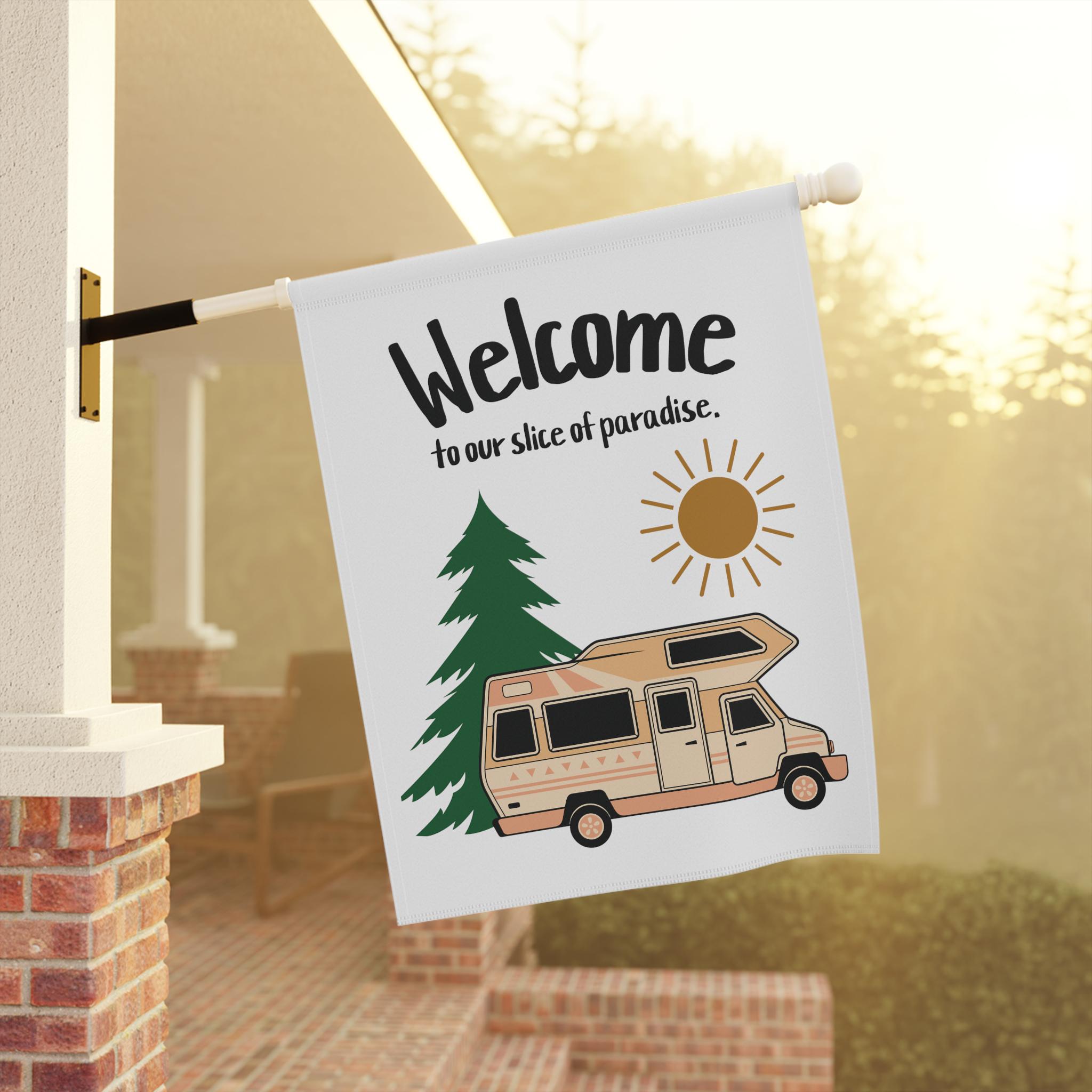 Banner RV Sign Welcome Banner Welcome Sign for RV Camper Van Decoration ...