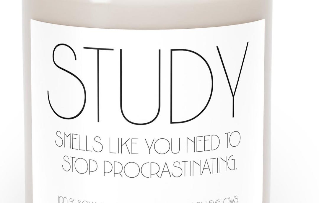 Study Session - Candle for Student Gift for Grad Student Candle Finals ...