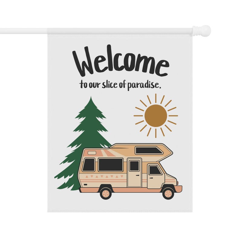 Banner RV Sign Welcome Banner Welcome Sign for RV Camper Van Decoration ...
