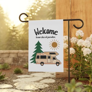 Banner RV Sign Welcome Banner Welcome Sign for RV Camper Van Decoration ...
