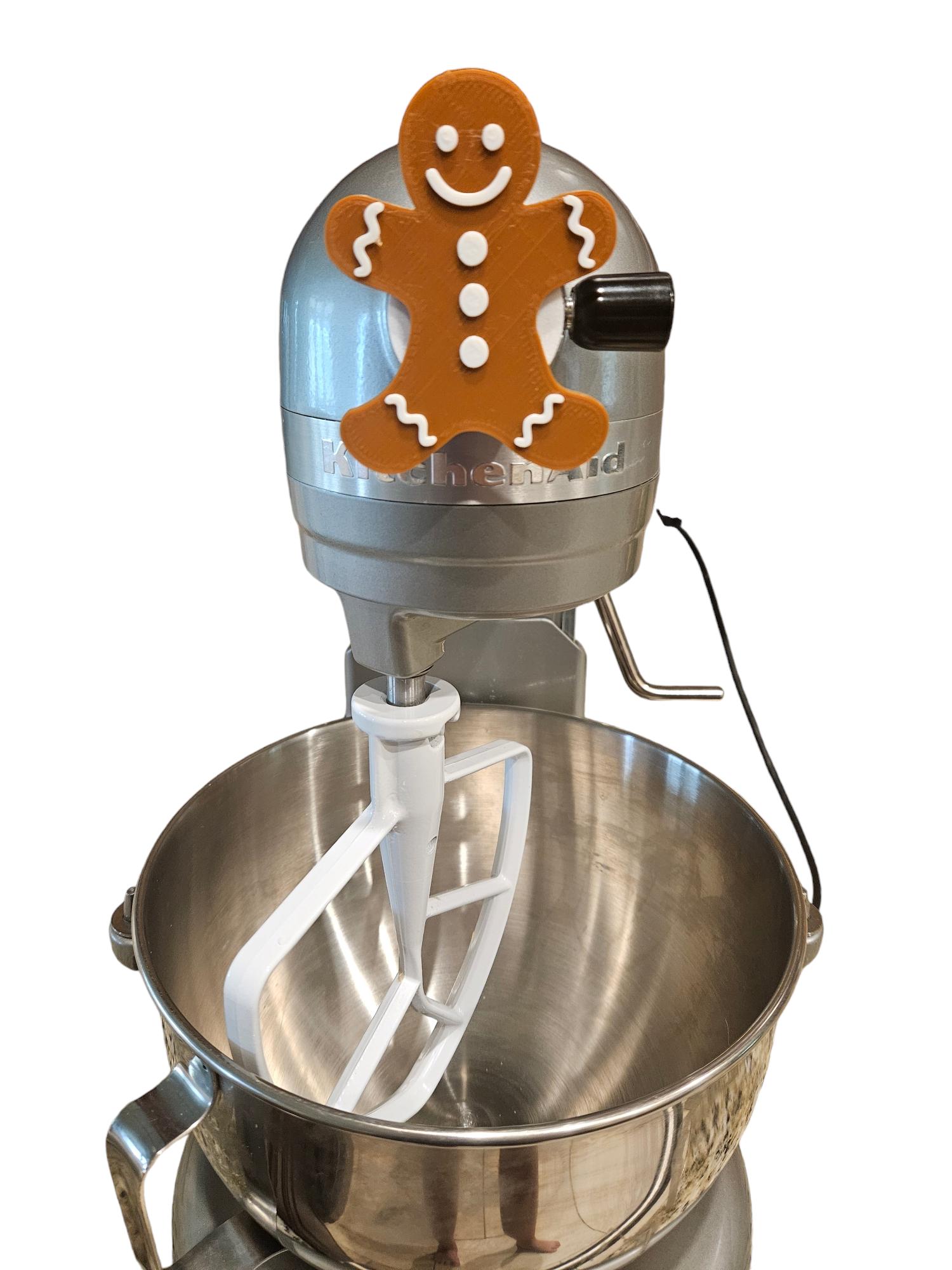 Kitchenaid Christmas Decor Spinning Gingerbread Man Kitchen Decor ...