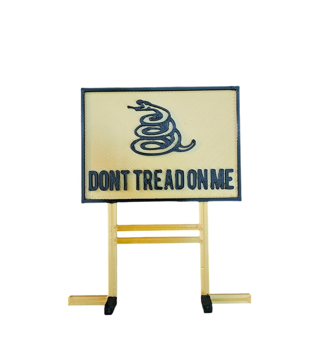 Don't Tread on Me Aquarium Decor Sign - Etsy