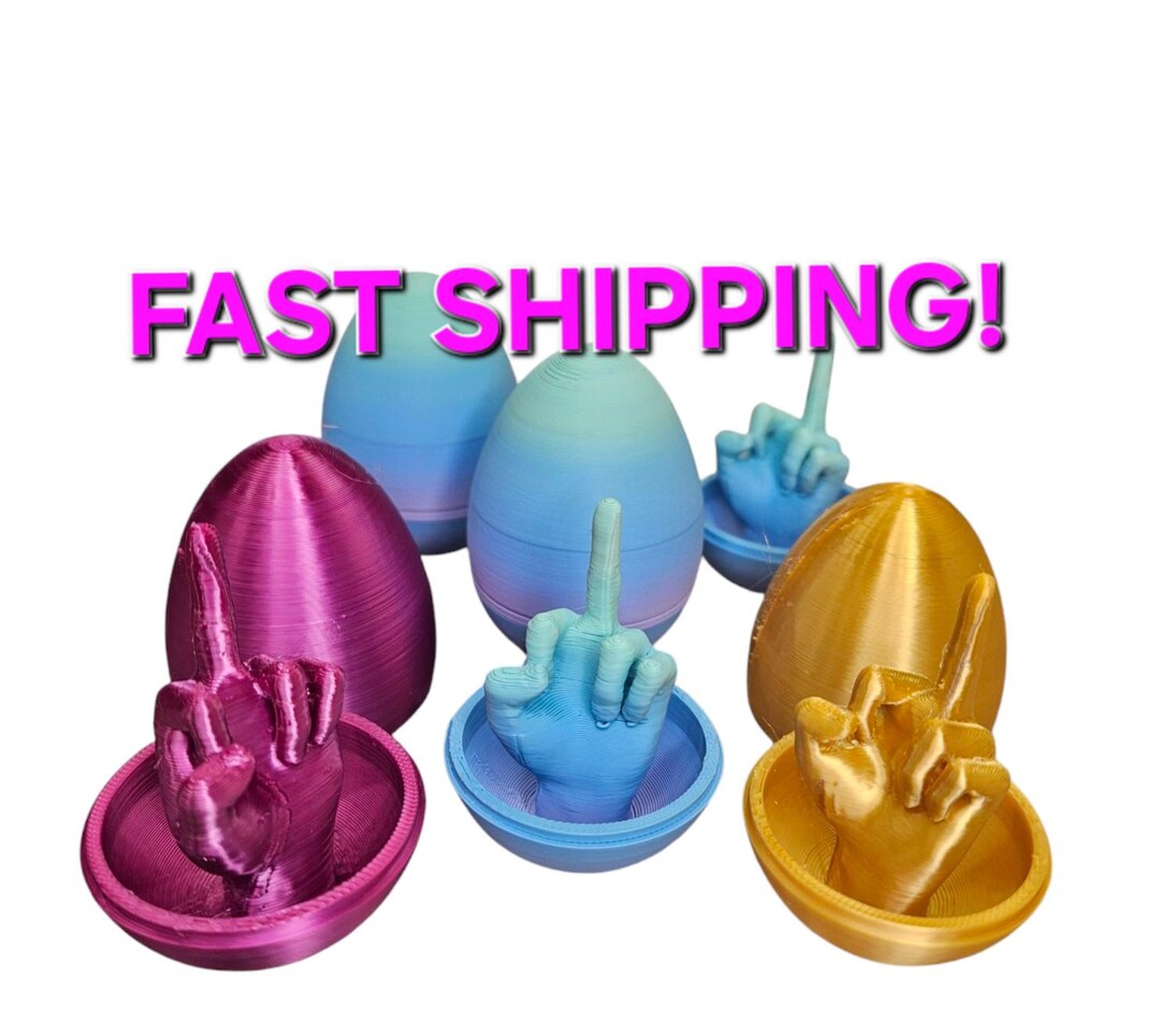 Easter Egg With Middle Finger Easter Prank Adult Easter Egg Funny ...
