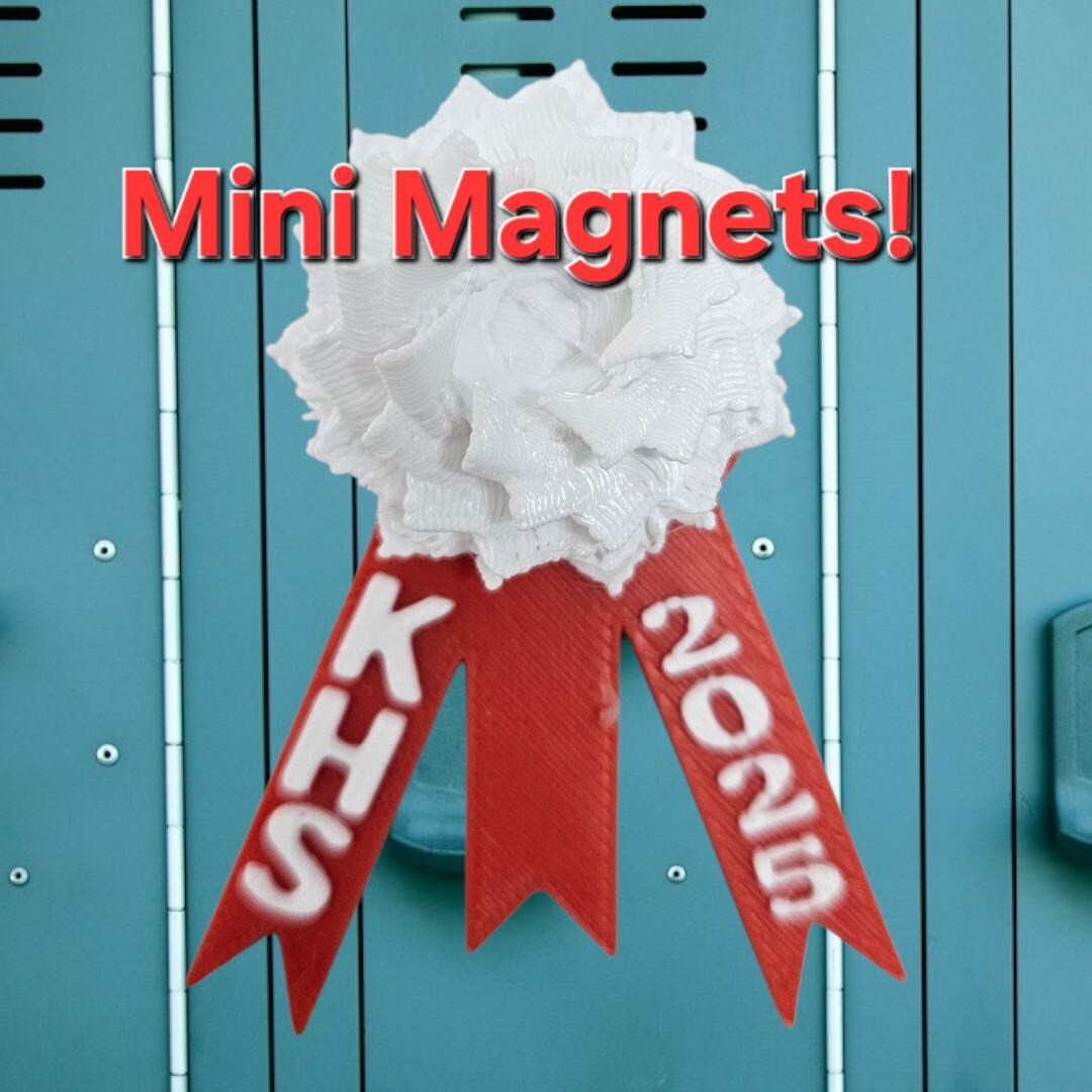 Homecoming Mum Magnet: 3D Printed School Spirit Locker Decoration - Etsy