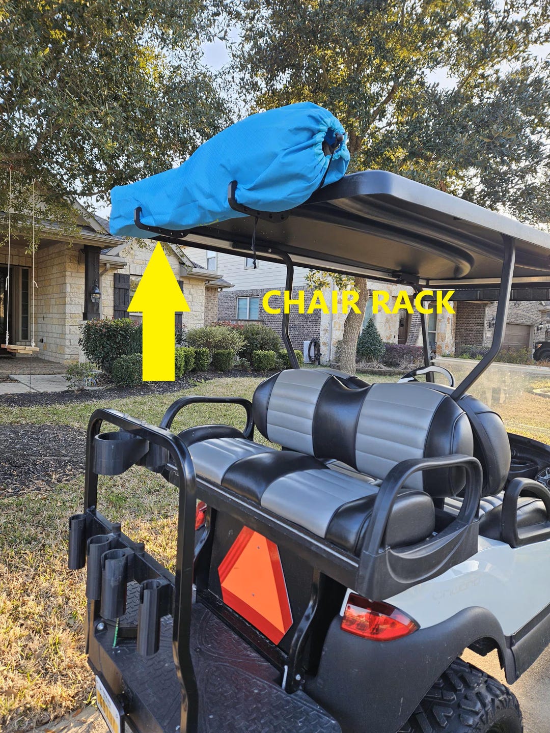 Golf Cart Accessories Chair Holder for Double Take Roof Golf Cart Chair ...