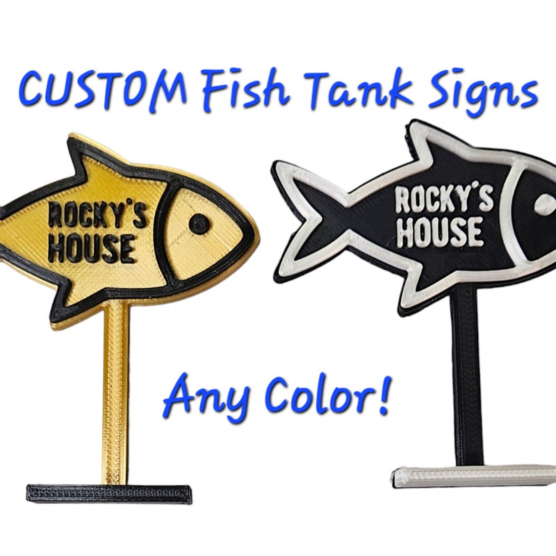 Fish Tank Decor - Etsy