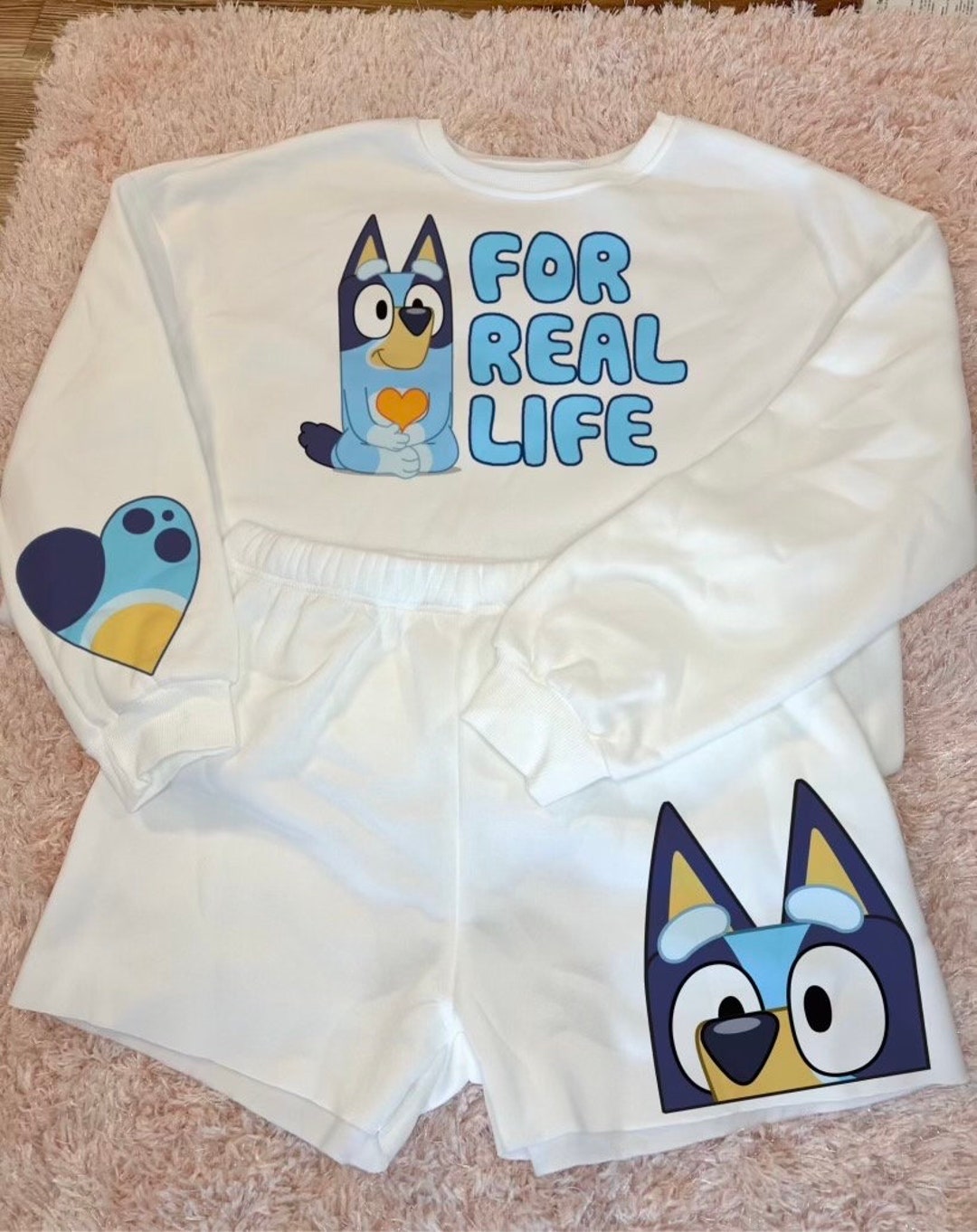 Bluey Crew/shorts Set - Etsy