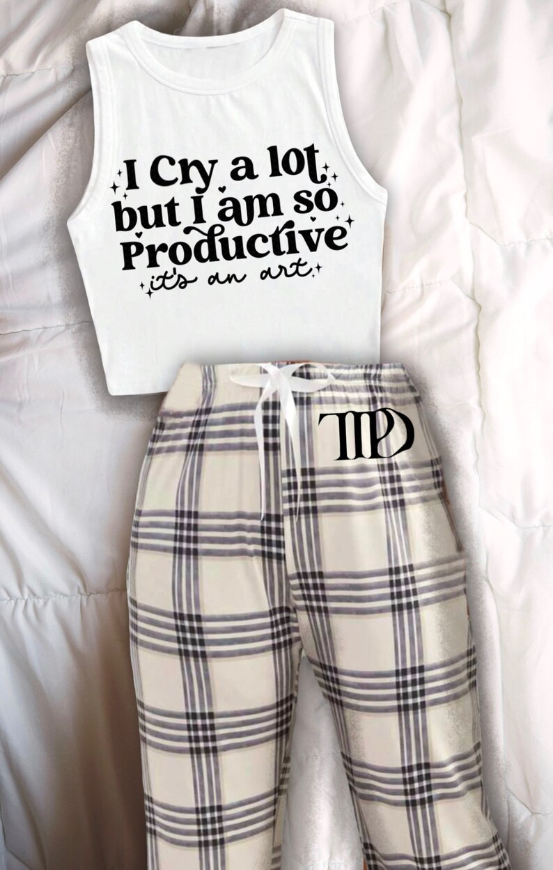 Taylor Swift TTPD Pajama Set - Etsy