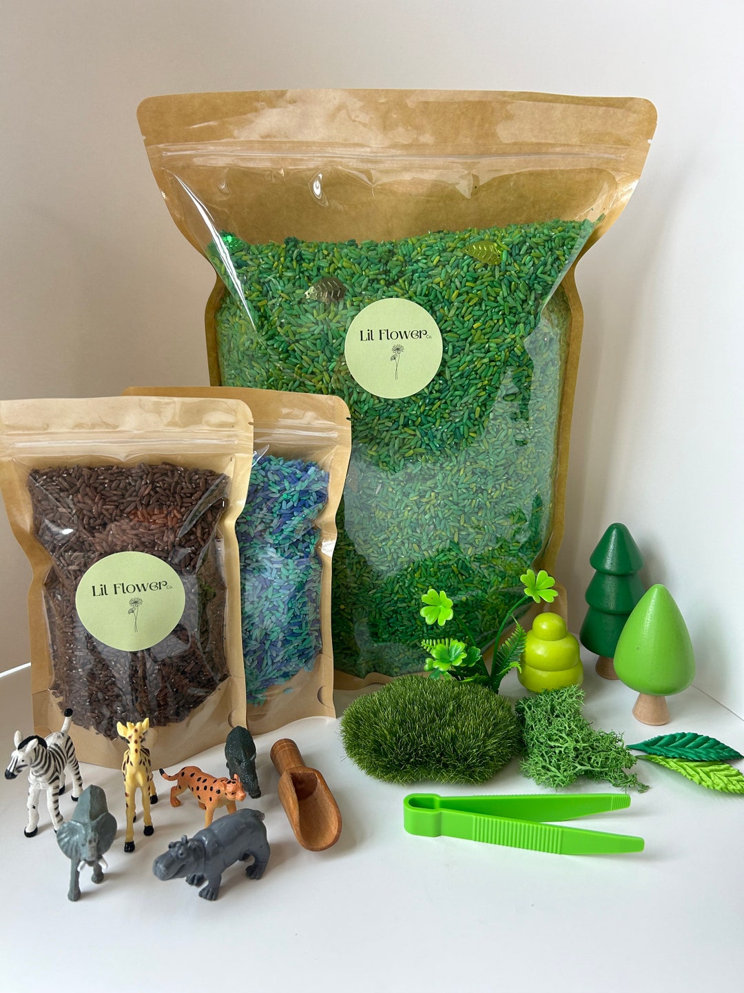 Jungle Sensory Play Kit - Etsy