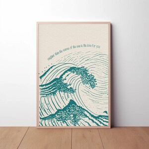 Mightier Than the Waves, Bible Verse Wall Art, Scripture, Bible Verse ...