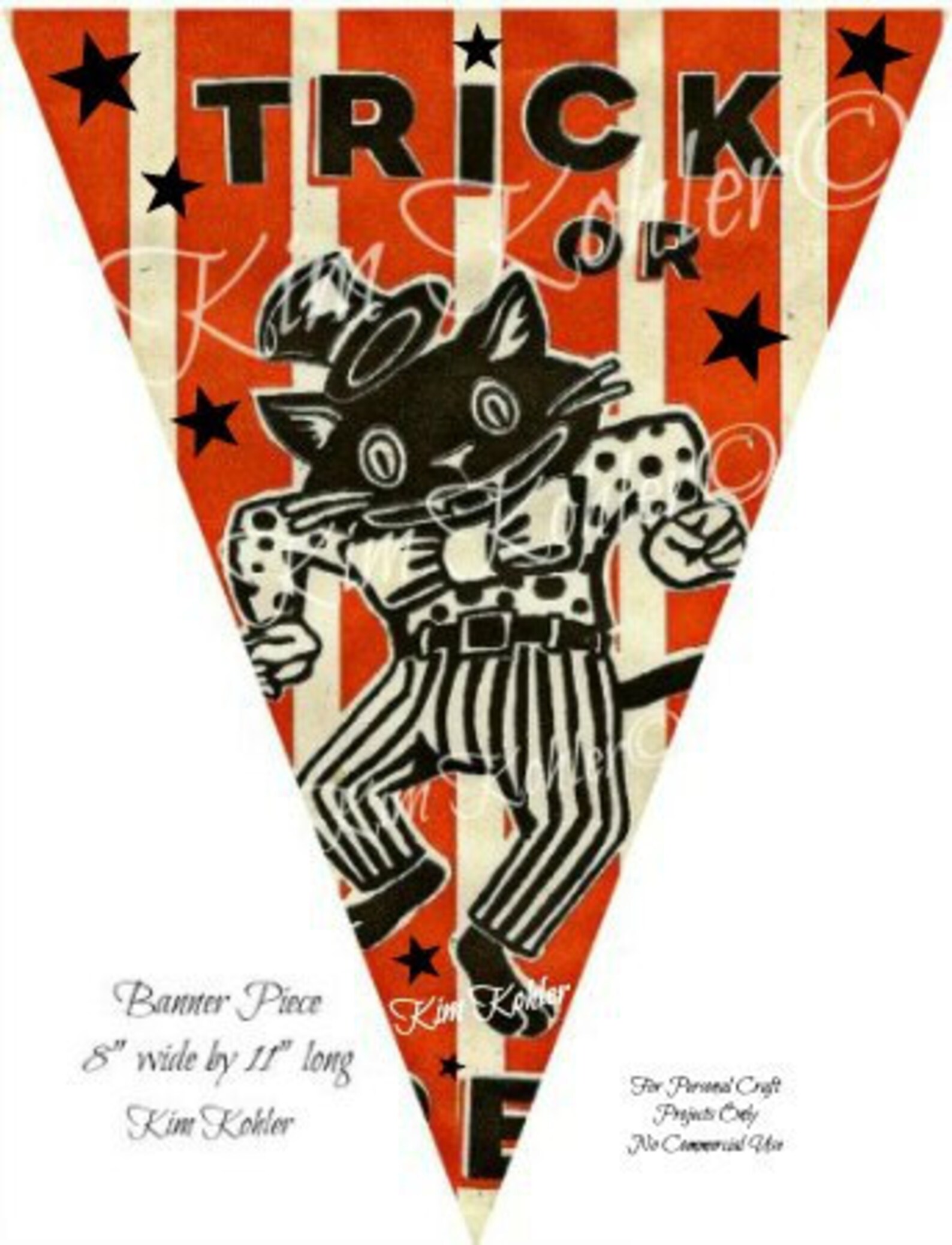 Banner Art Vintage Paper Ephemera Pennant Instant Digital | Etsy