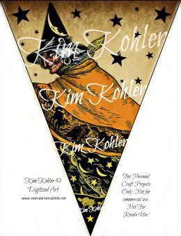 Banner Art Vintage Paper Ephemera Pennant Instant Digital - Etsy