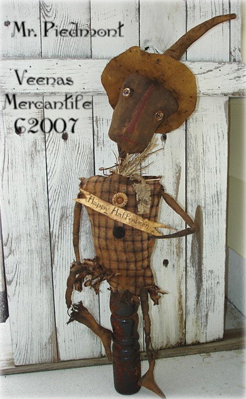Primitive Scarecrow Doll Pattern E PDF INSTANT Download Patterns Scare ...