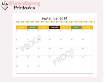 August 2024 Calendar,september 2024 Calendar,2024 Calendar,fillable ...