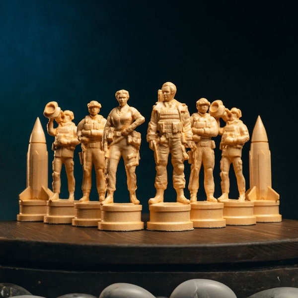 Military Chess Set - Etsy UK