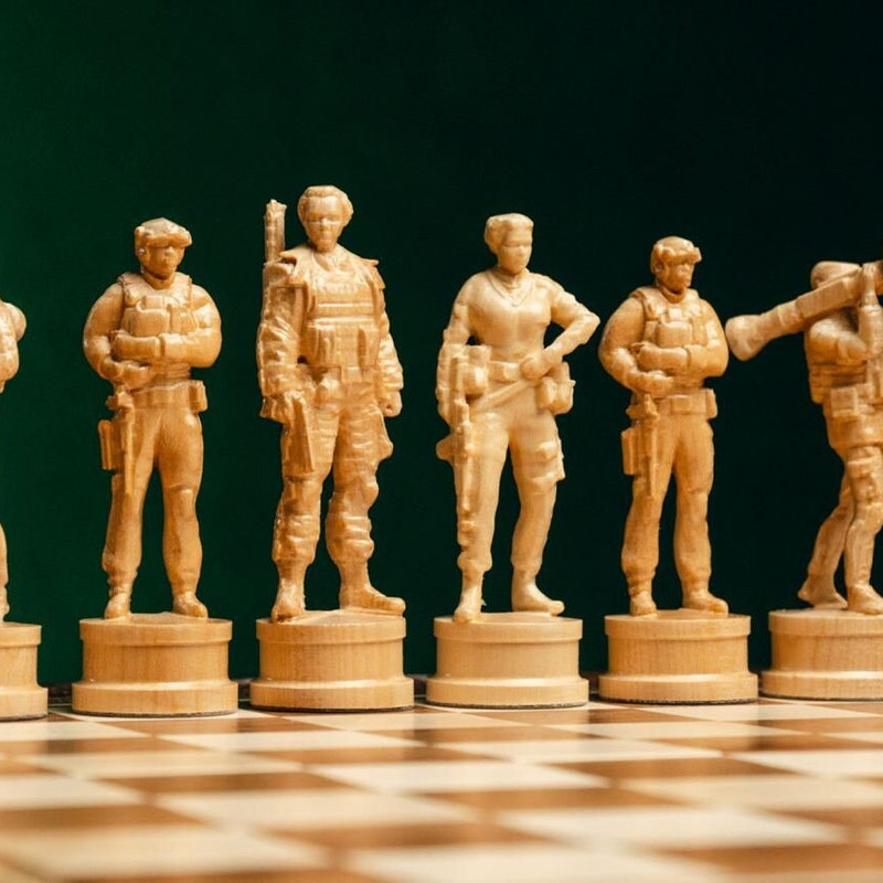 Military Chess Set - Etsy UK