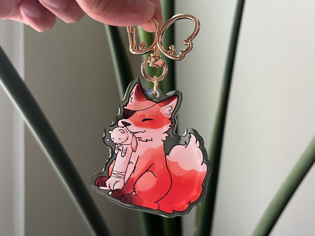 TGCF Hua Cheng Fox and Xie Lian Ferret Keychain - Etsy