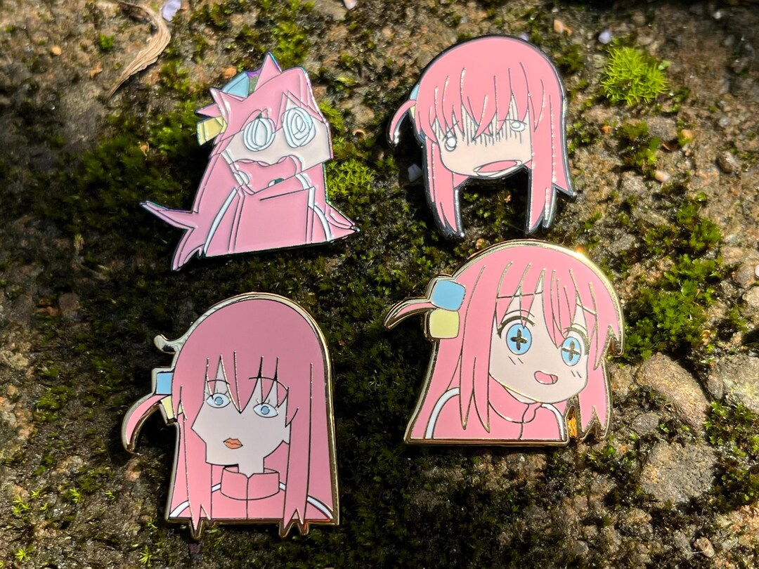 The Many Faces of Bocchi Pin - Etsy