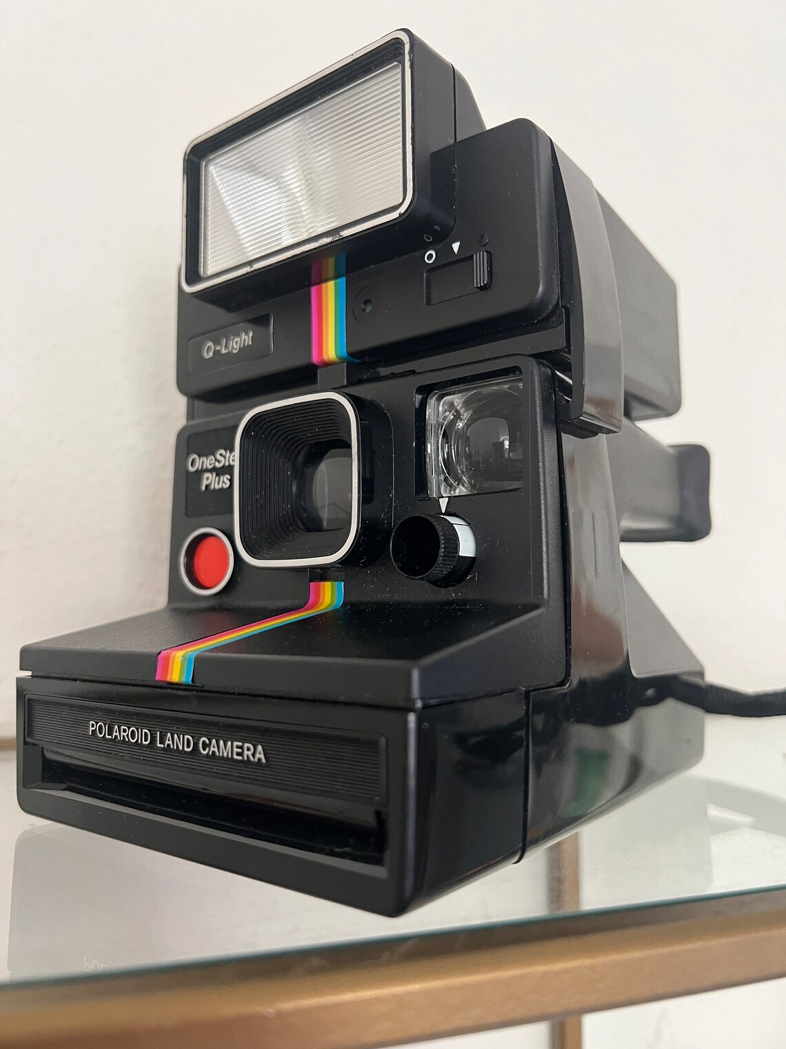 Polaroid Land Camera Instant Film One Step Plus Rainbow With Q-light ...