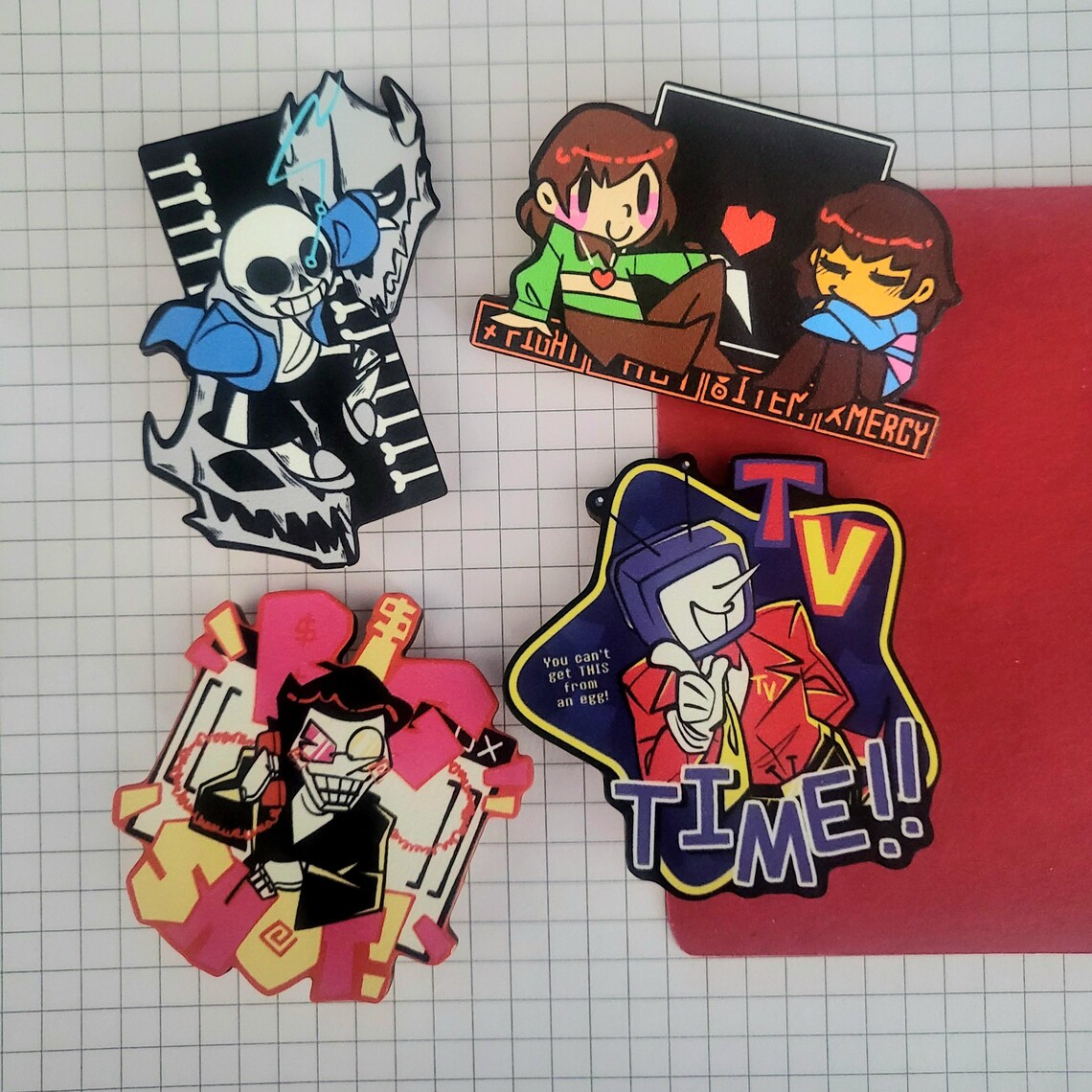 Undertale + Deltarune ~2in Wooden Pins - Etsy