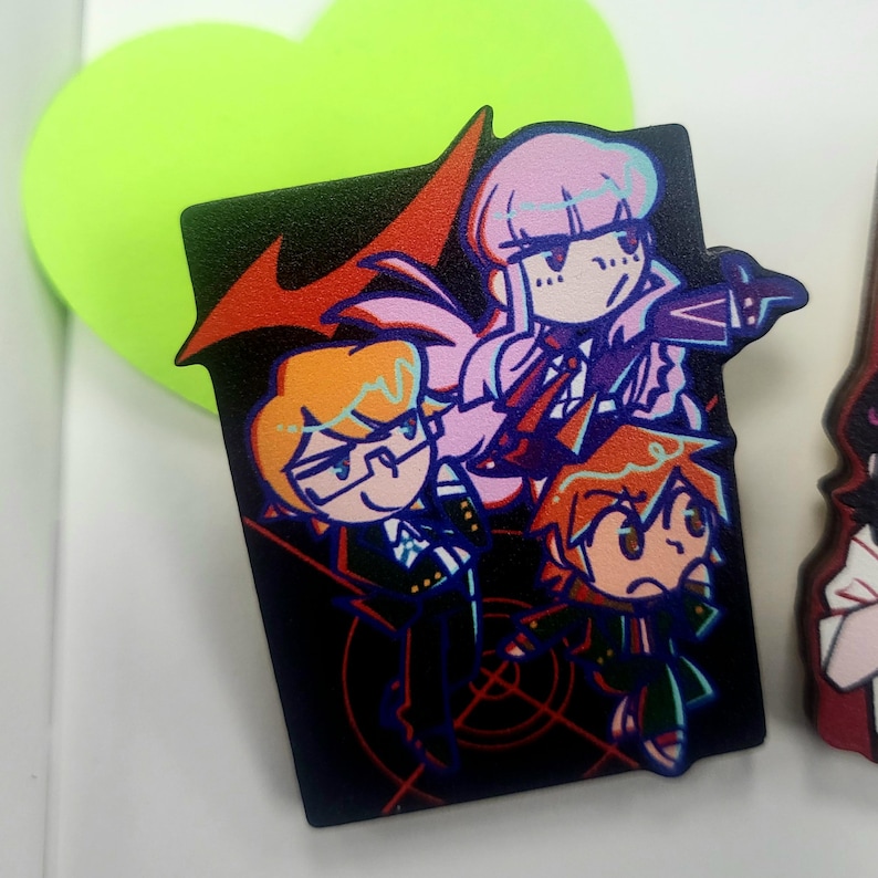 Danganronpa 2in Wooden Pins - Etsy
